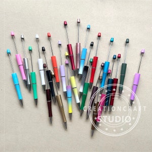 Beadable Ballpoint Pens Bar Blank,diy Beaded Pens - Etsy