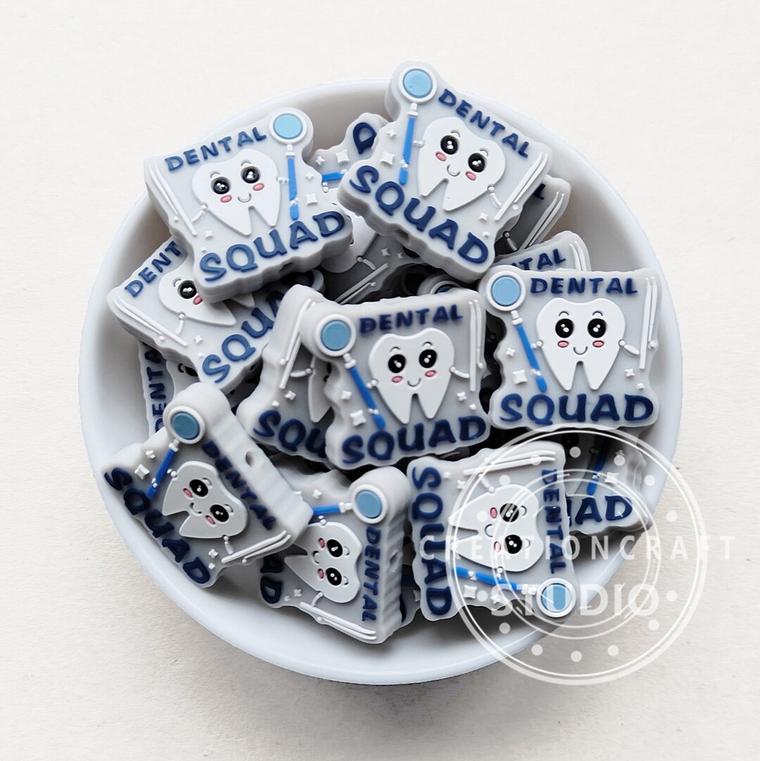 Dental Focal Beads, Dentist Beads, Silicone Beads - Etsy