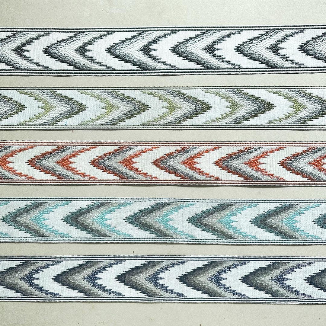 5 Meters Vintage Pattern Linen Cotton Crochet Fringe Jacquard Ribbon ...