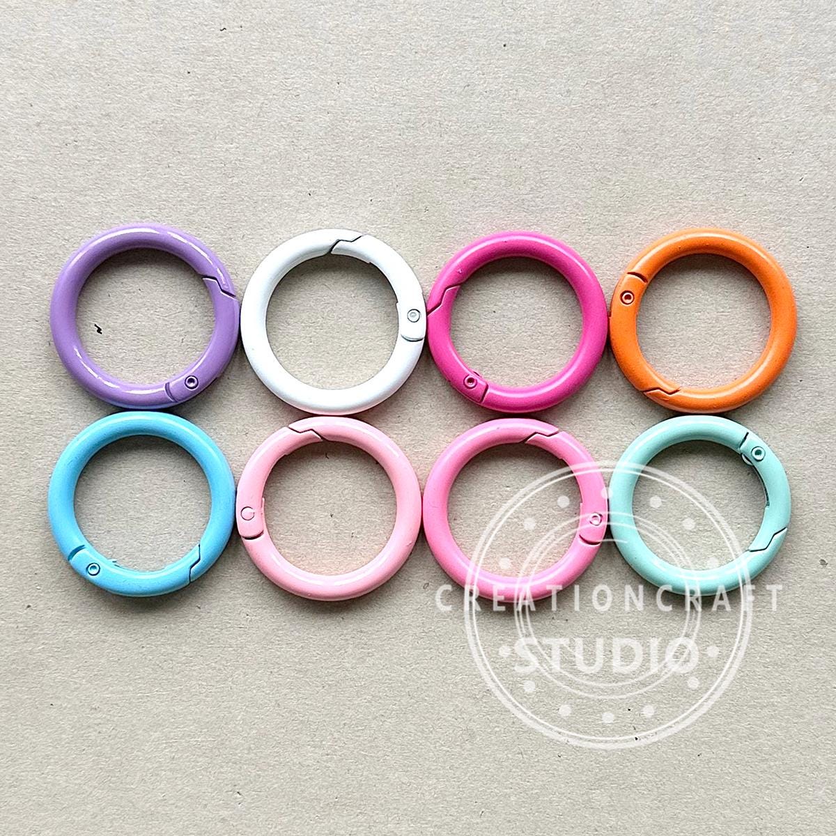 Colorful Spring Round Ring, Gate Spring Snap Hook, Gate O Ring, Metal ...