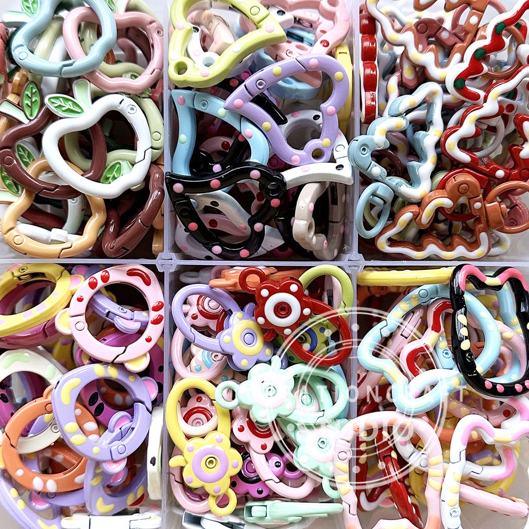 Animal Shape Snap Hook Spring Ring Clips Key Ring Connectors, Metal ...