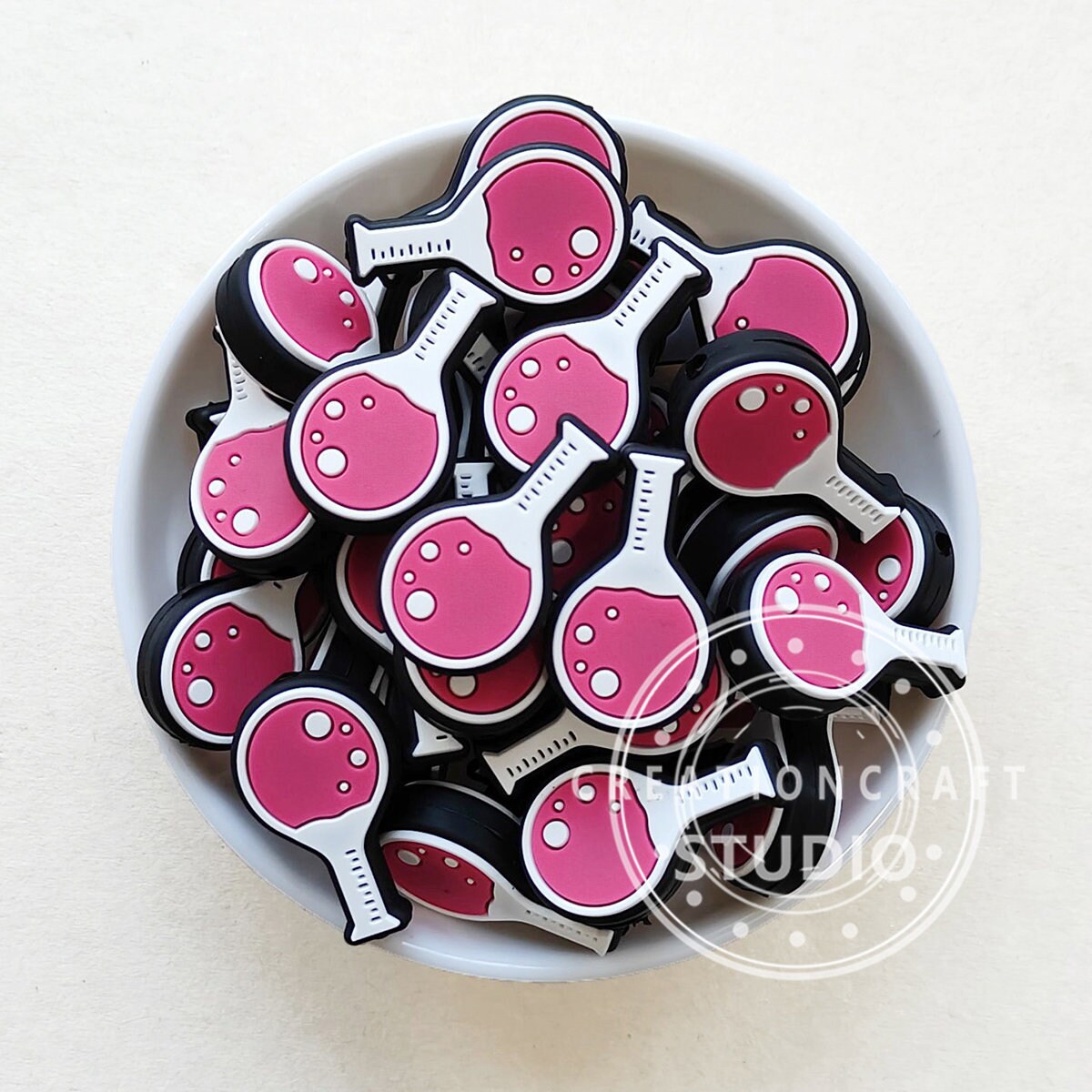 Round Bottomed Science Beaker Focal Silicone Beads - Etsy