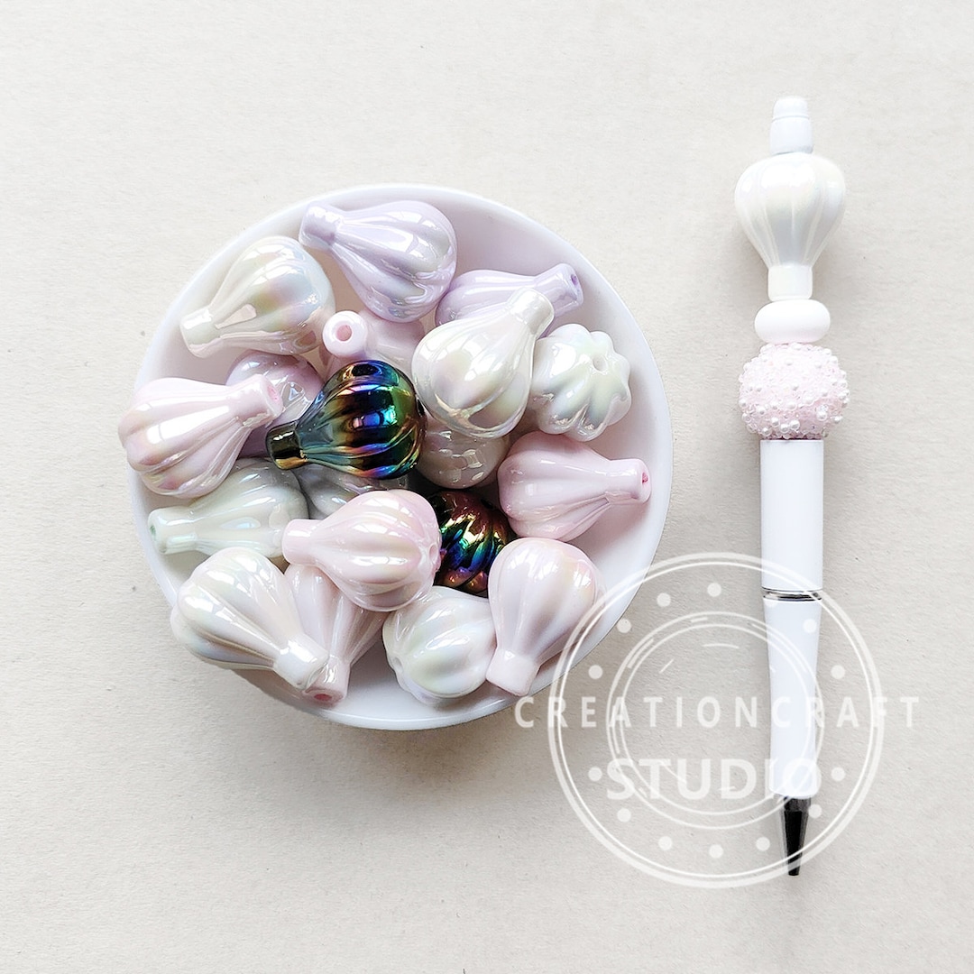 Hot Air Balloon UV Acrylic Focal Beads, Pen Beads, Mixed Color Beads - Etsy