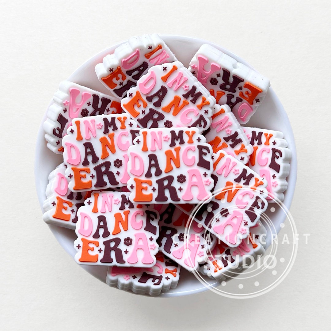 In My Dance Era Silicone Beads, Dance Beads, Dance Era Beads, Silicone ...