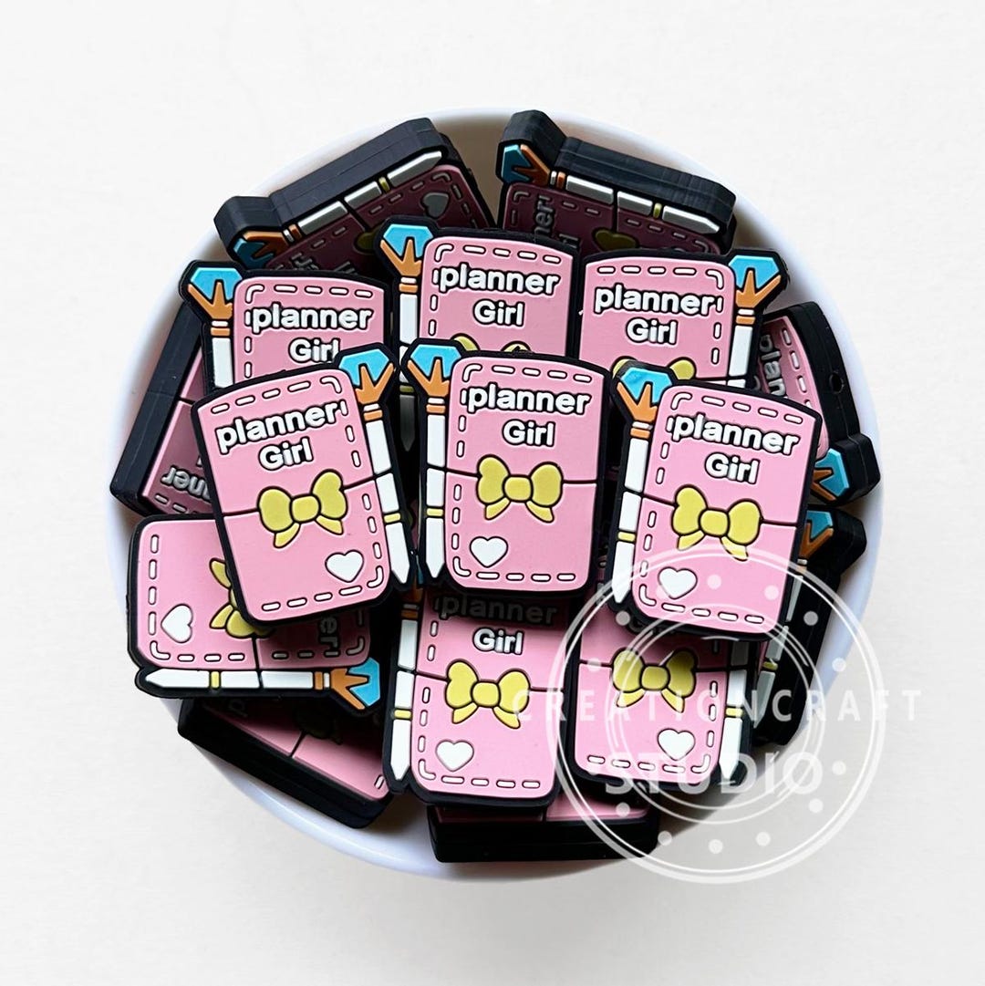 Notebook Focal Silicone Beads,book Beads,glow in the Dark Beads - Etsy