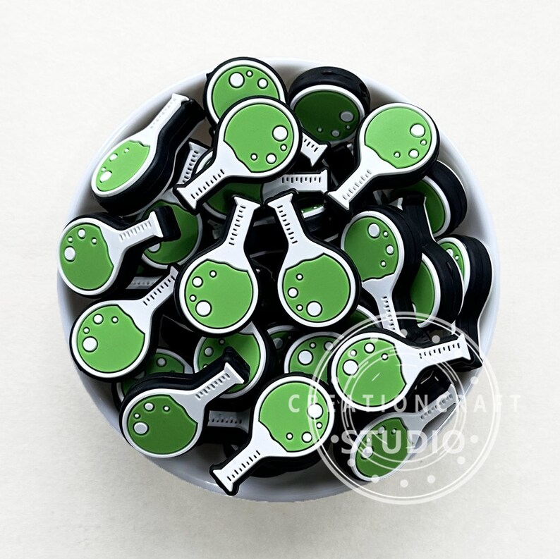 Round Bottomed Science Beaker Focal Silicone Beads - Etsy