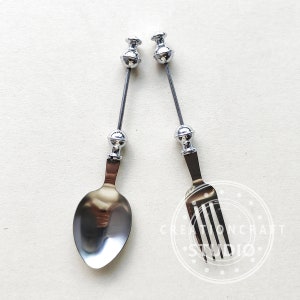 Personalized Beadable Blanks, Beadable Spoon, Beadable Fork, Beadable ...