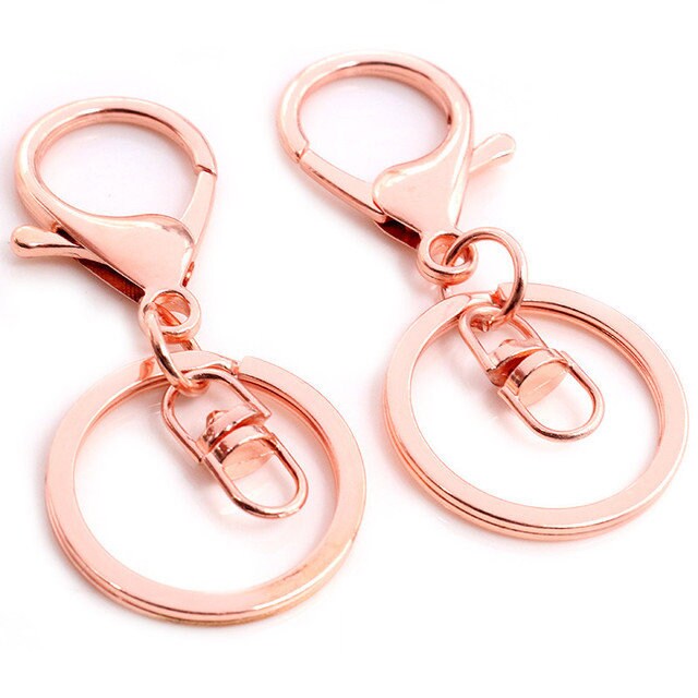 10/50pcs Premium Quality Key Ring Keychain Lobster Clasp Key - Etsy