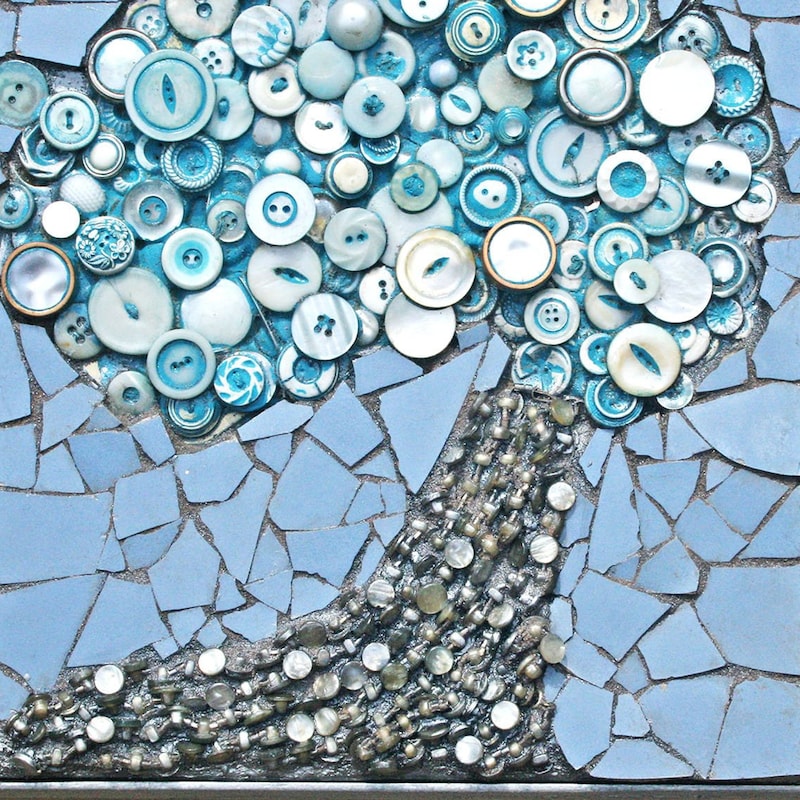 Button Tree Art - Etsy