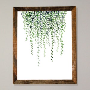 Pearl Plant Digital Download, Botanical Art, Watercolor Art, Watercolor ...