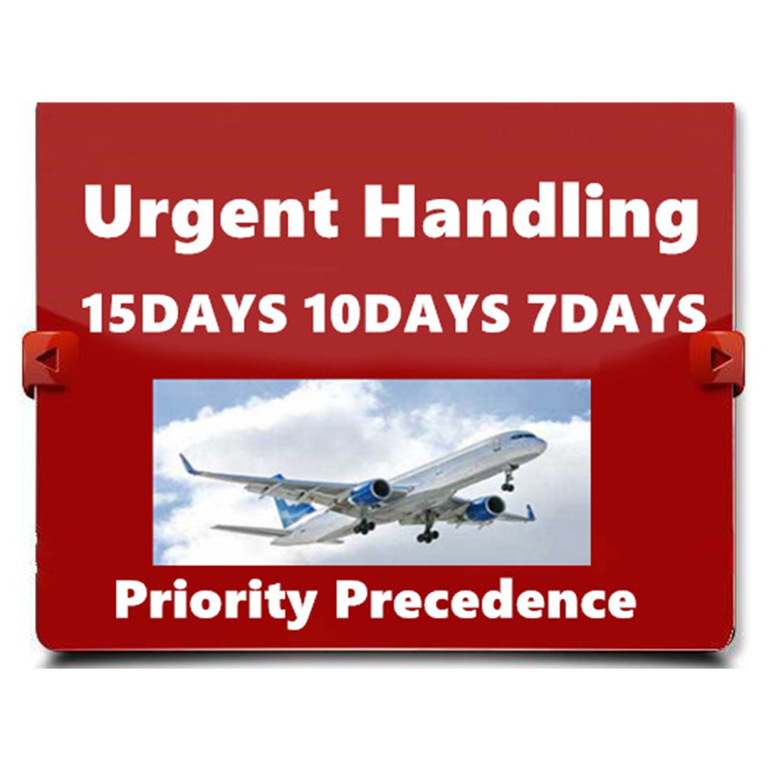 Urgent Order,change Normal Order to Rush Order - Etsy