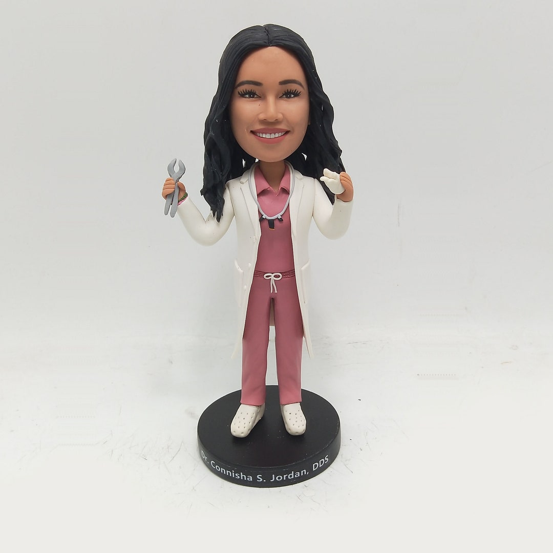 Bobbleheads Custom,custom Female Doctor Bobblehead, Dentistorthodontic ...
