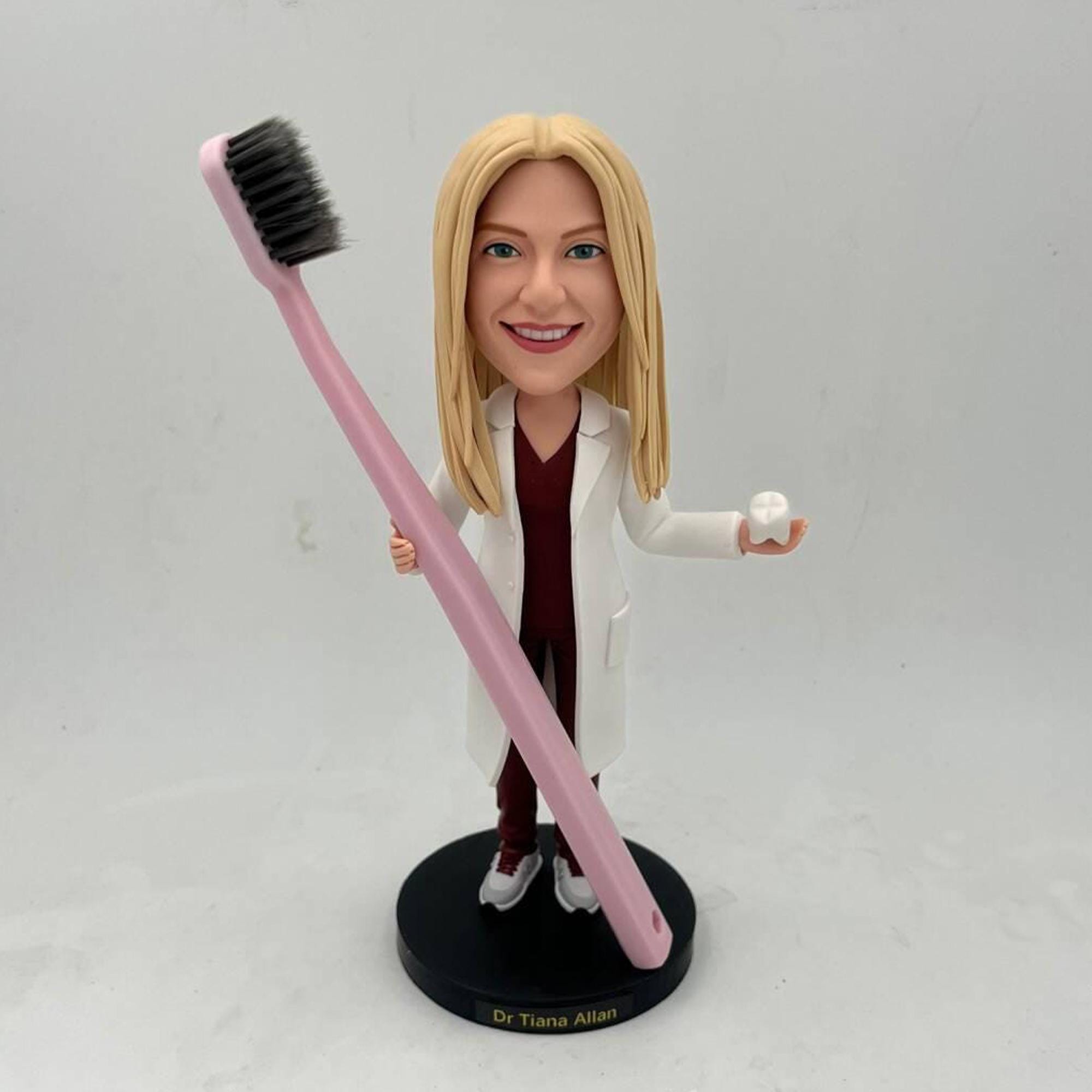 Custom Bobblehead Female Doctor, Graduation Gifts for Female Doctors ...