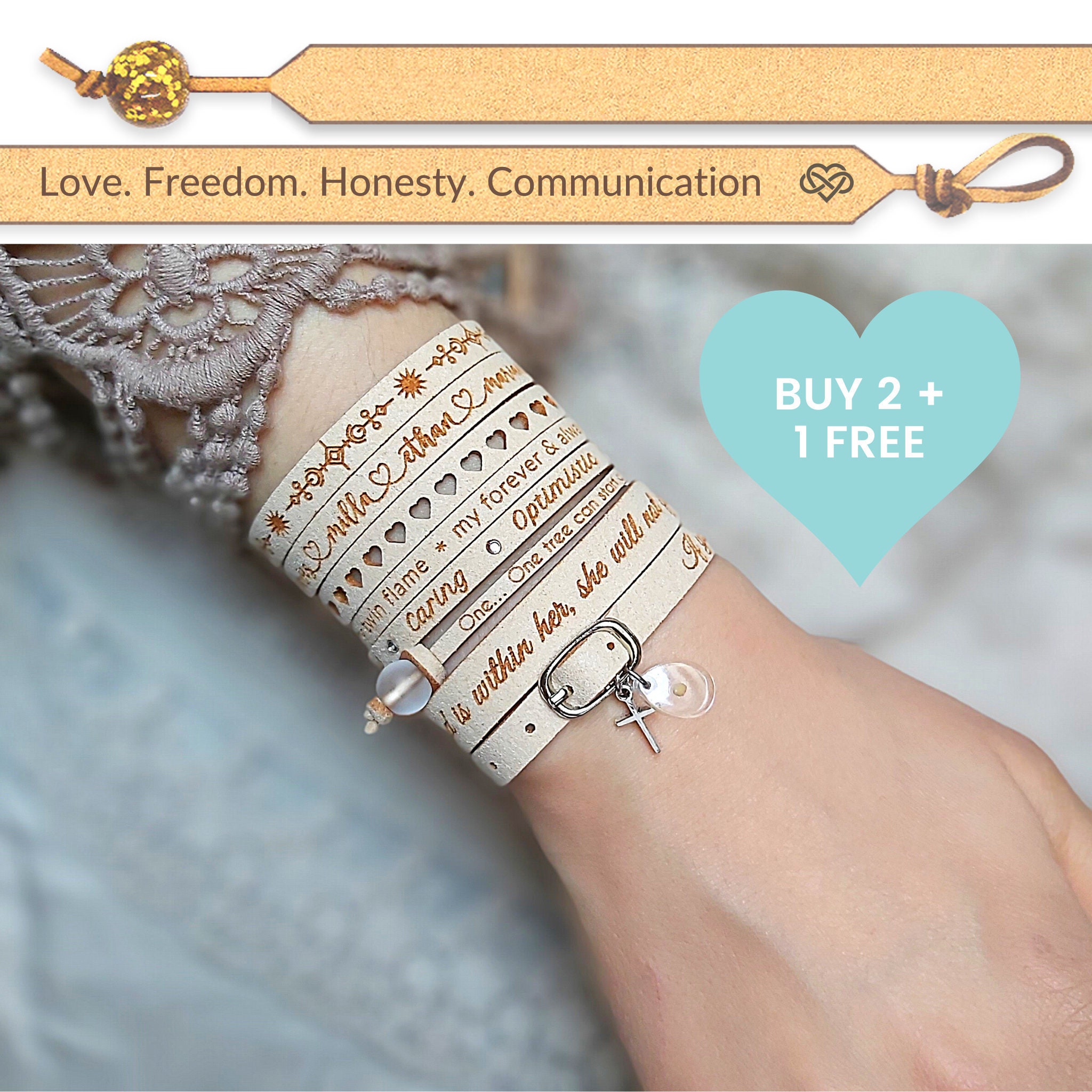 Polyamory Jewelry Polyamorous Bracelet Polyamory Gifts Subtle | Etsy