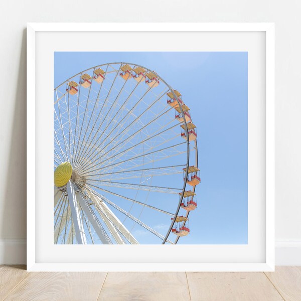 Ferris Wheel Print - Etsy