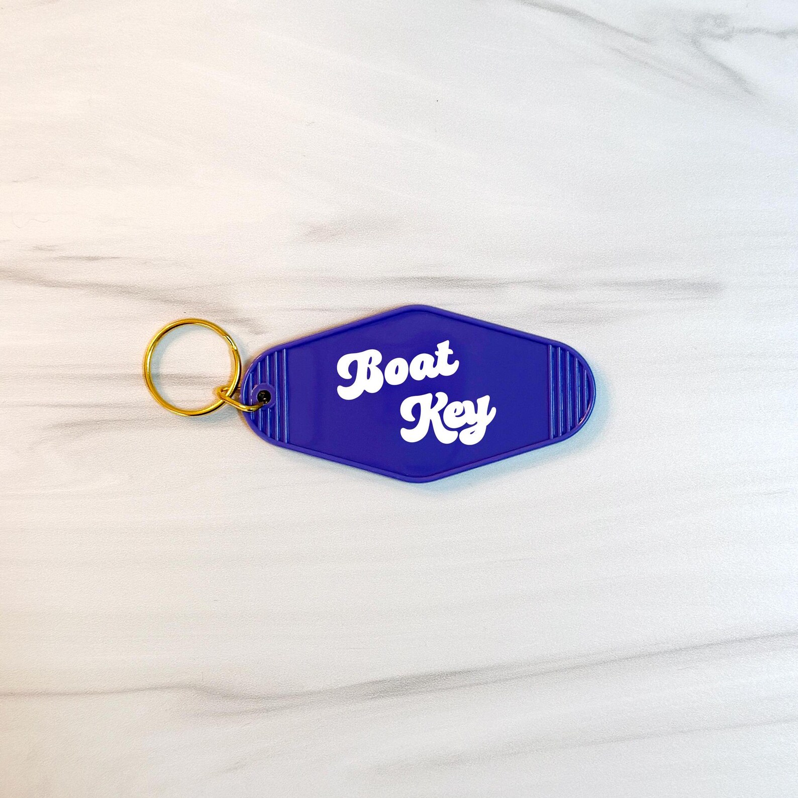 Vintage Motel BOAT KEY Keychain - Colorful Keychain for a Retro ...