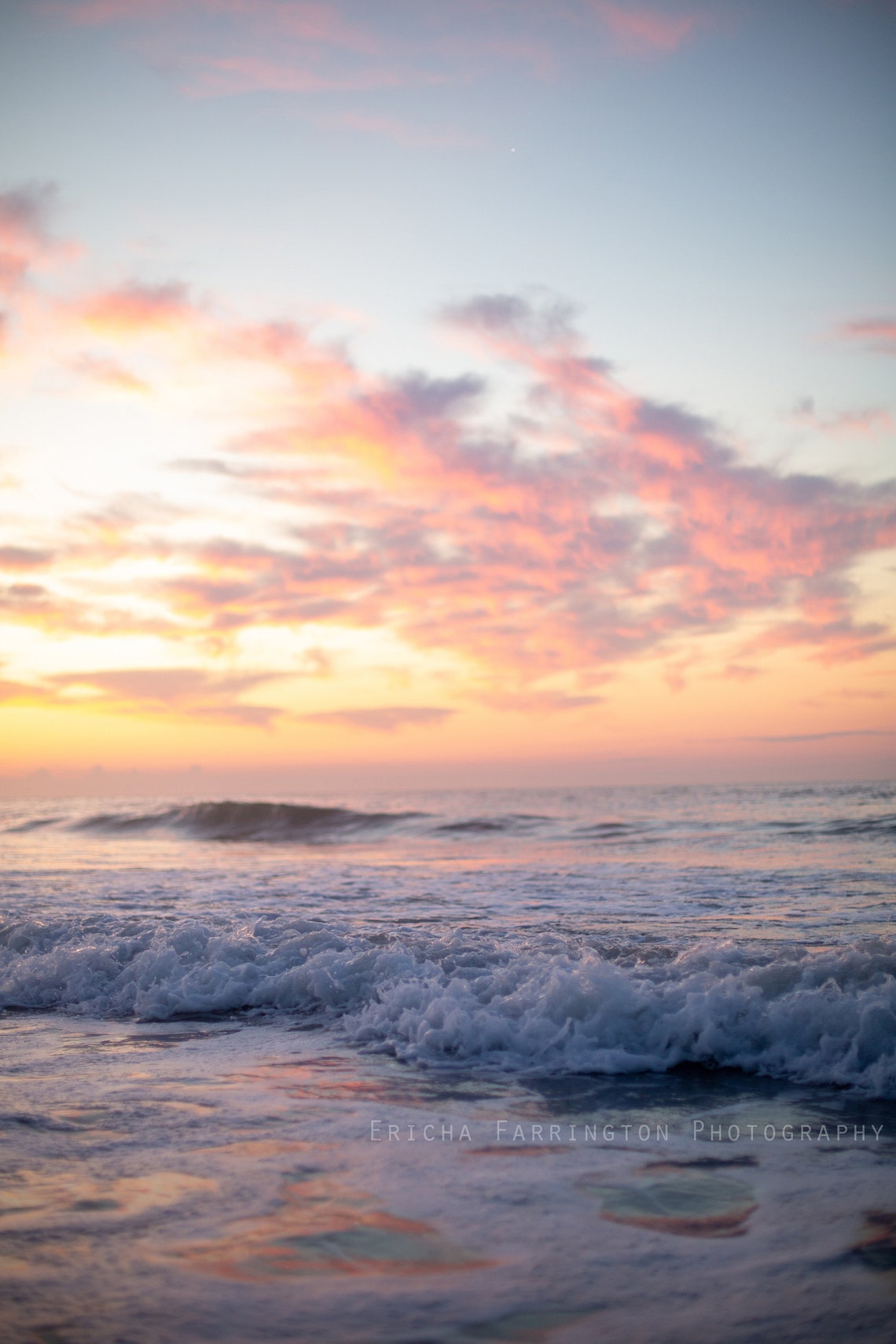 Boho Ocean Waves Wall Art Beach Waves Wall Art Ocean - Etsy