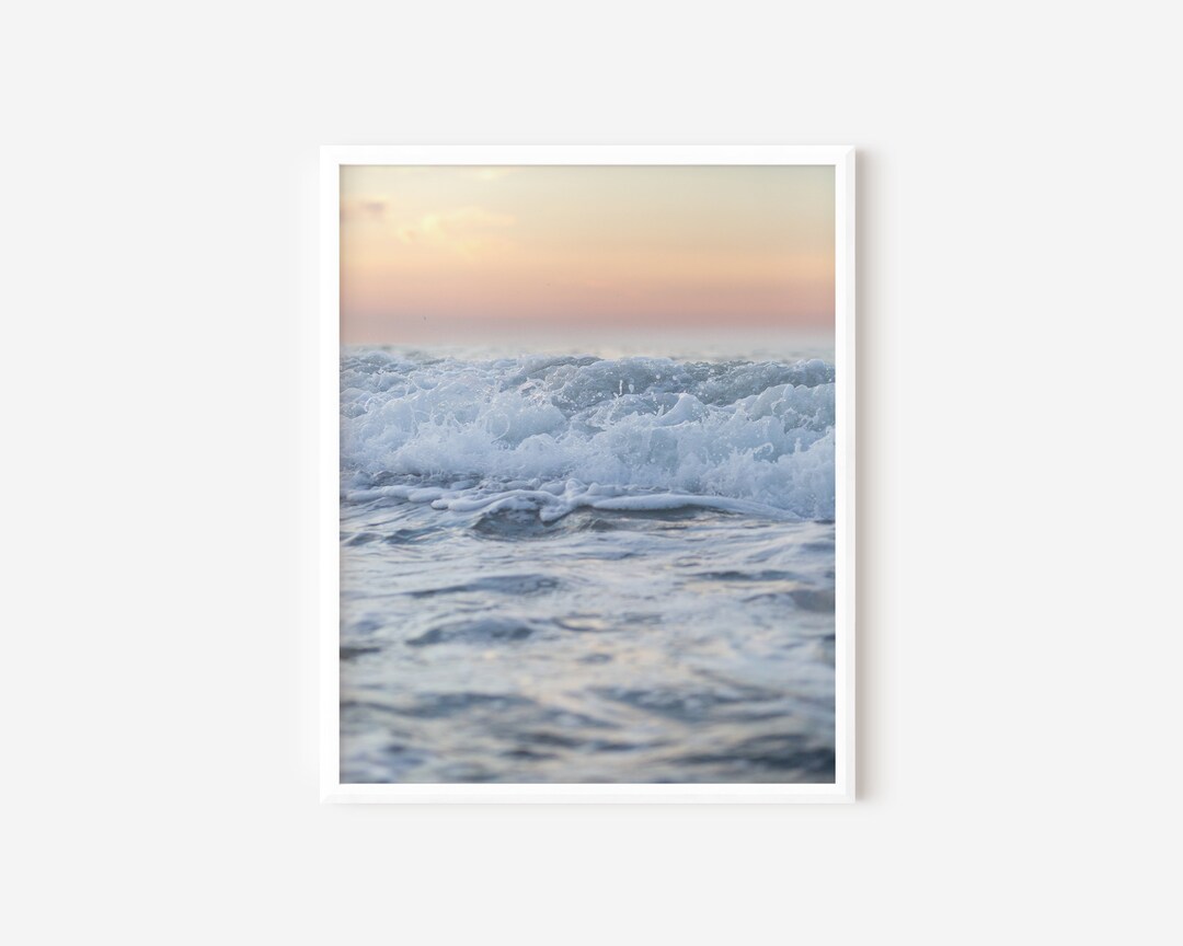 Brigantine NJ Sunrise Ocean Photography Print, Coastal Wall Art - Etsy