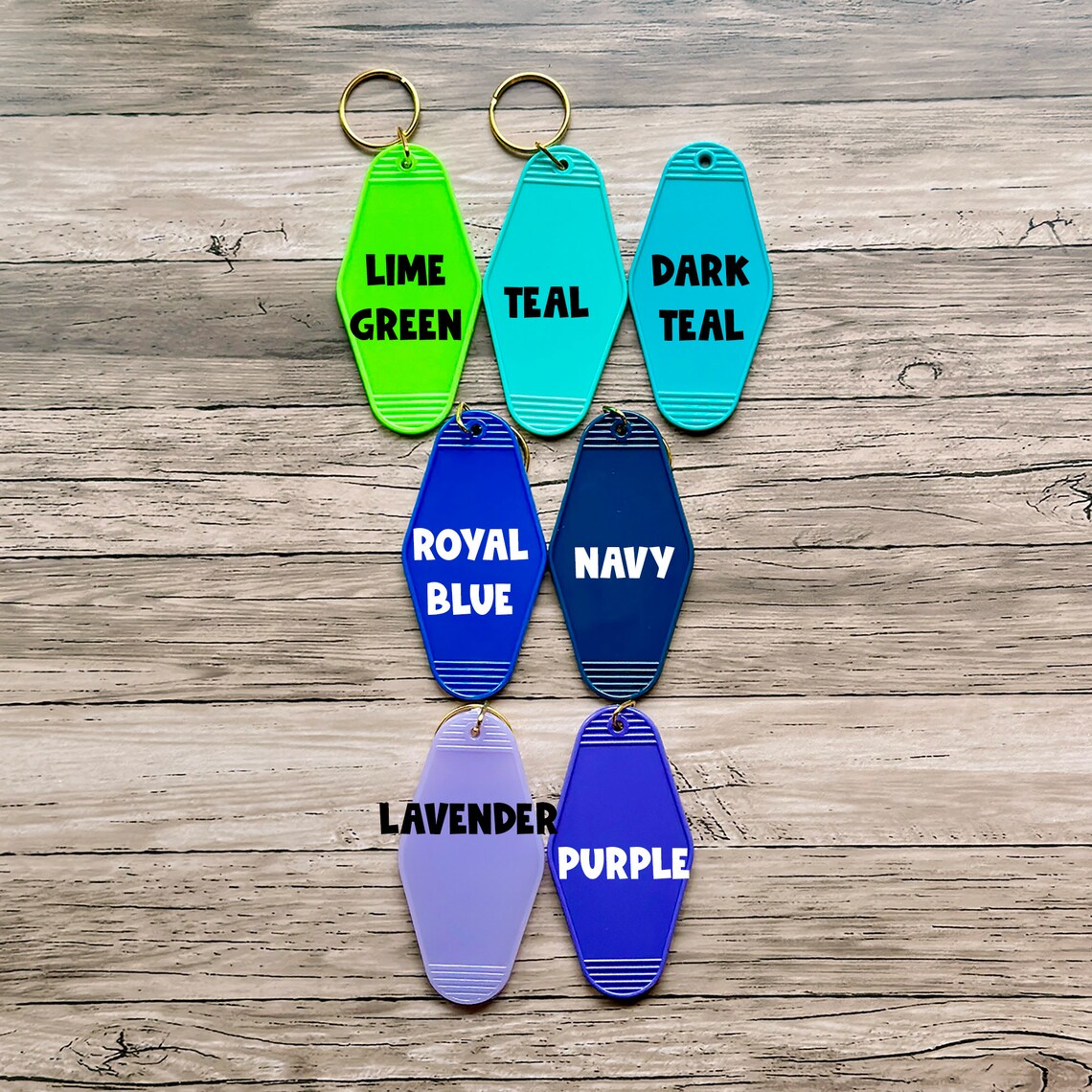 Vintage Motel POOL KEY Keychain - Colorful Keychain for a Retro ...