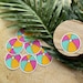 Colorful Beach Ball Sticker Summer Essentials for Your Laptop and Water ...