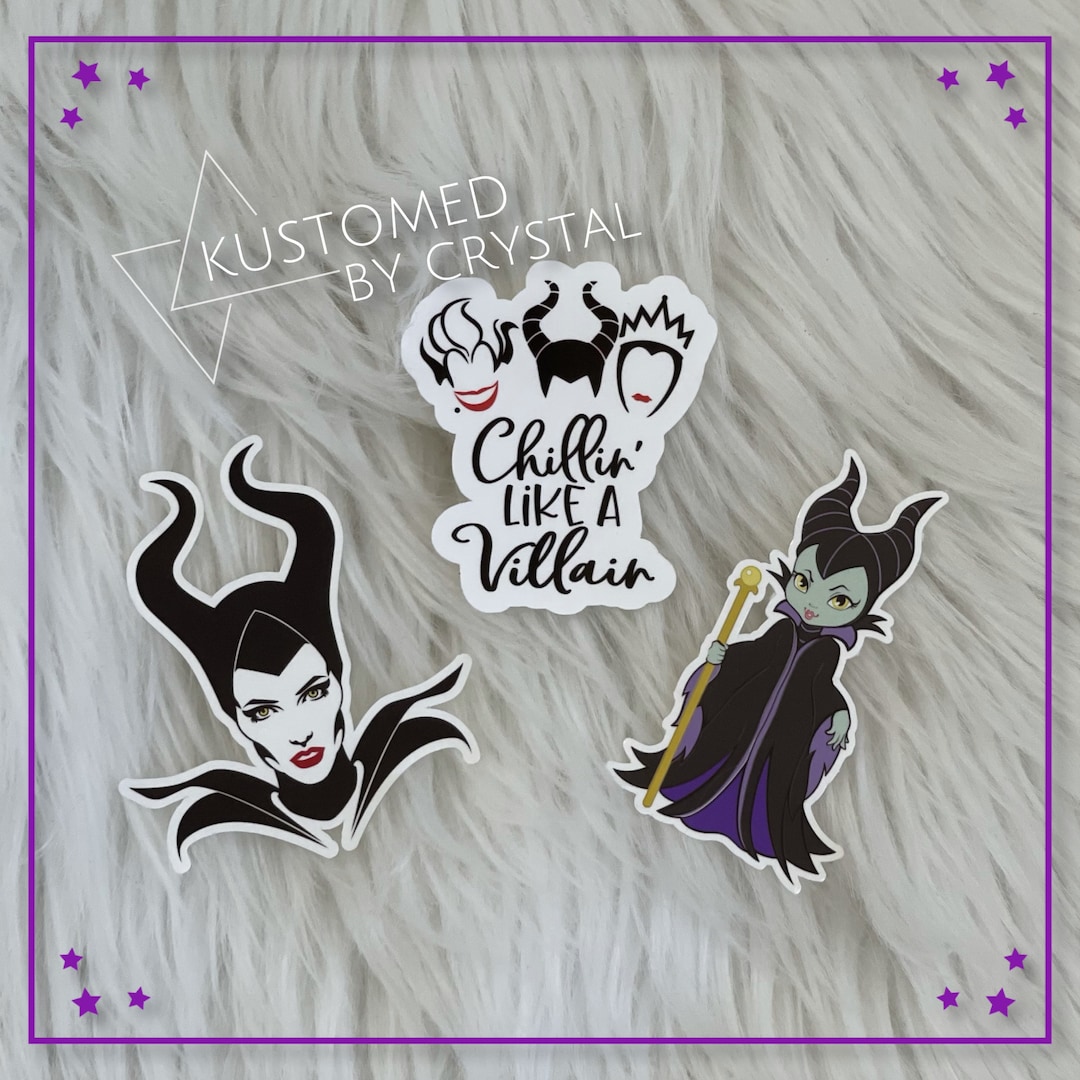 Villain Sticker | Laptop Sticker | Hydro Flask Stickers | Maleficent - Etsy