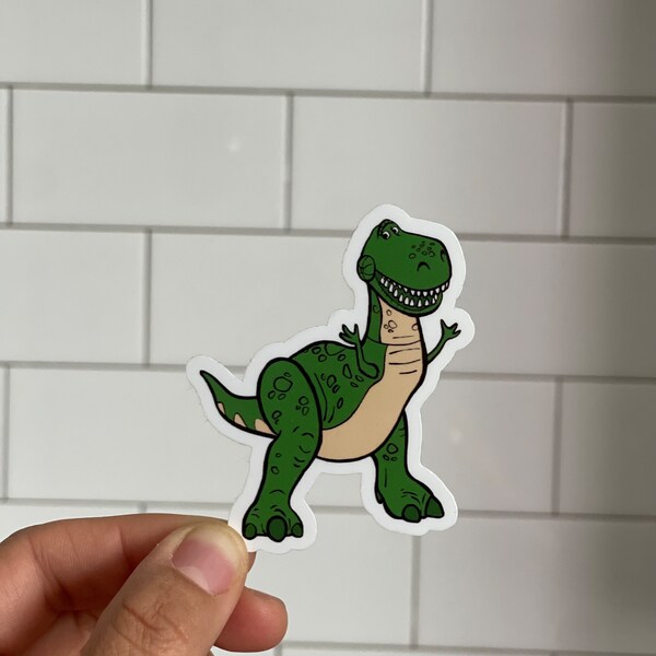 Toy Story Rex Sticker - Etsy