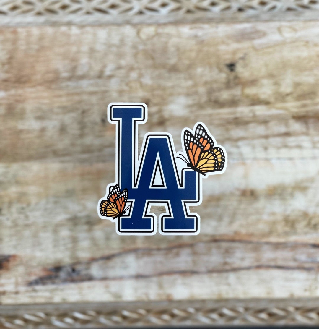 Butterfly Dodgers Sticker Laptop Sticker Hydro Flask Stickers LA ...