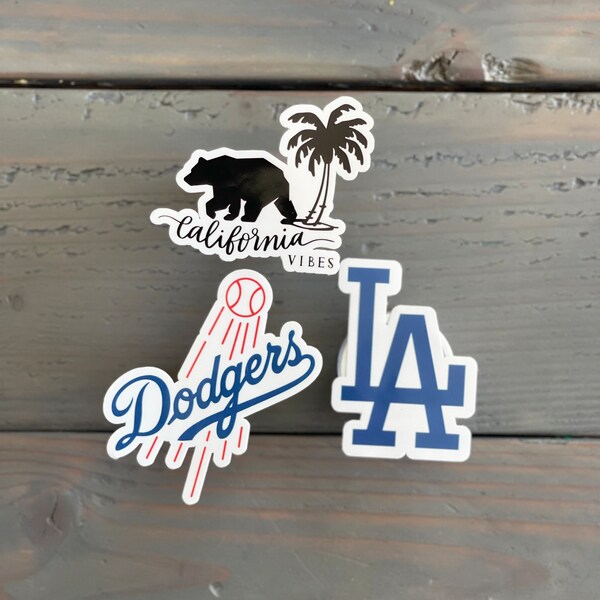 Dodgers Water Bottle Stickers - Etsy