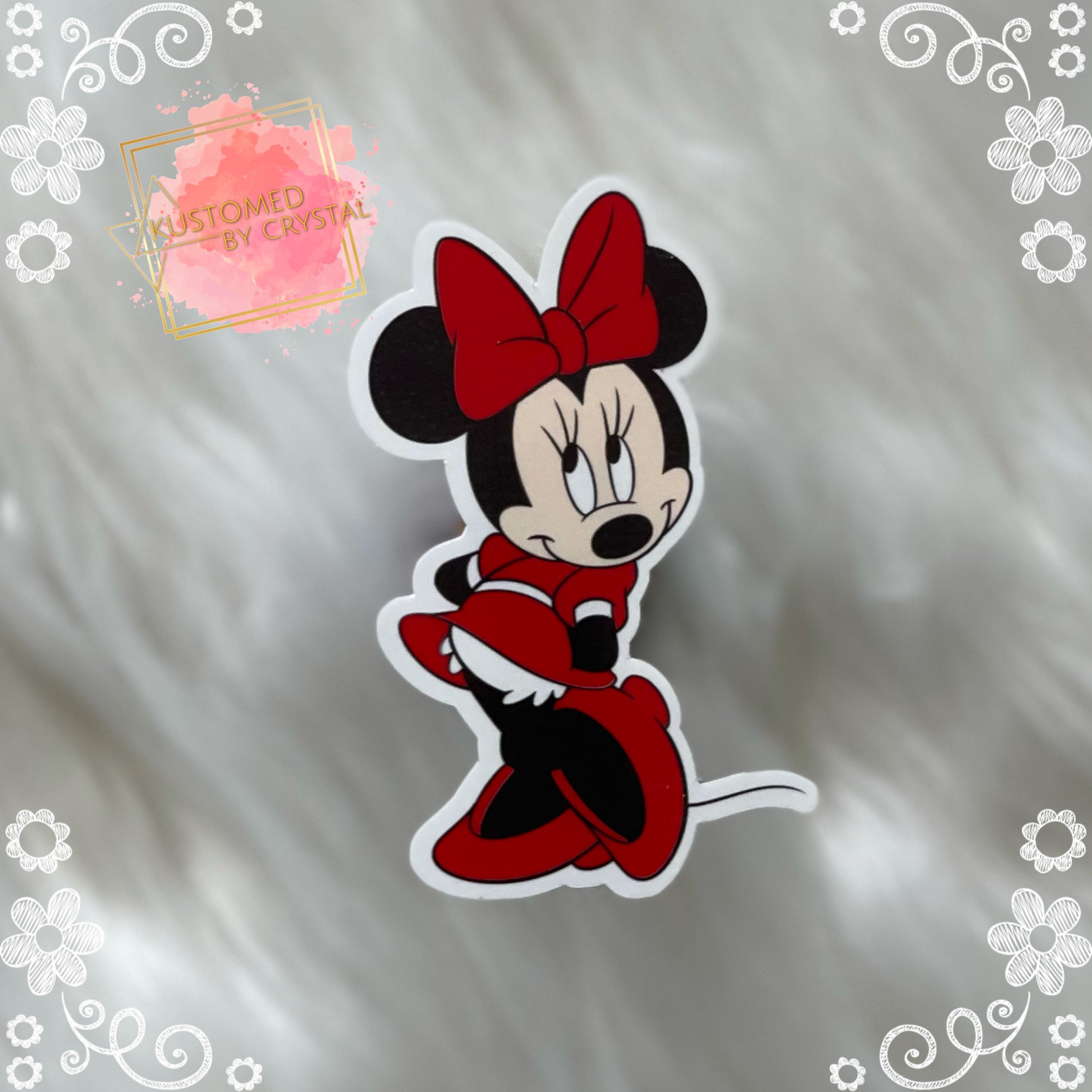 Minnie Sticker / Laptop Sticker / Hydro Flask Stickers / | Etsy