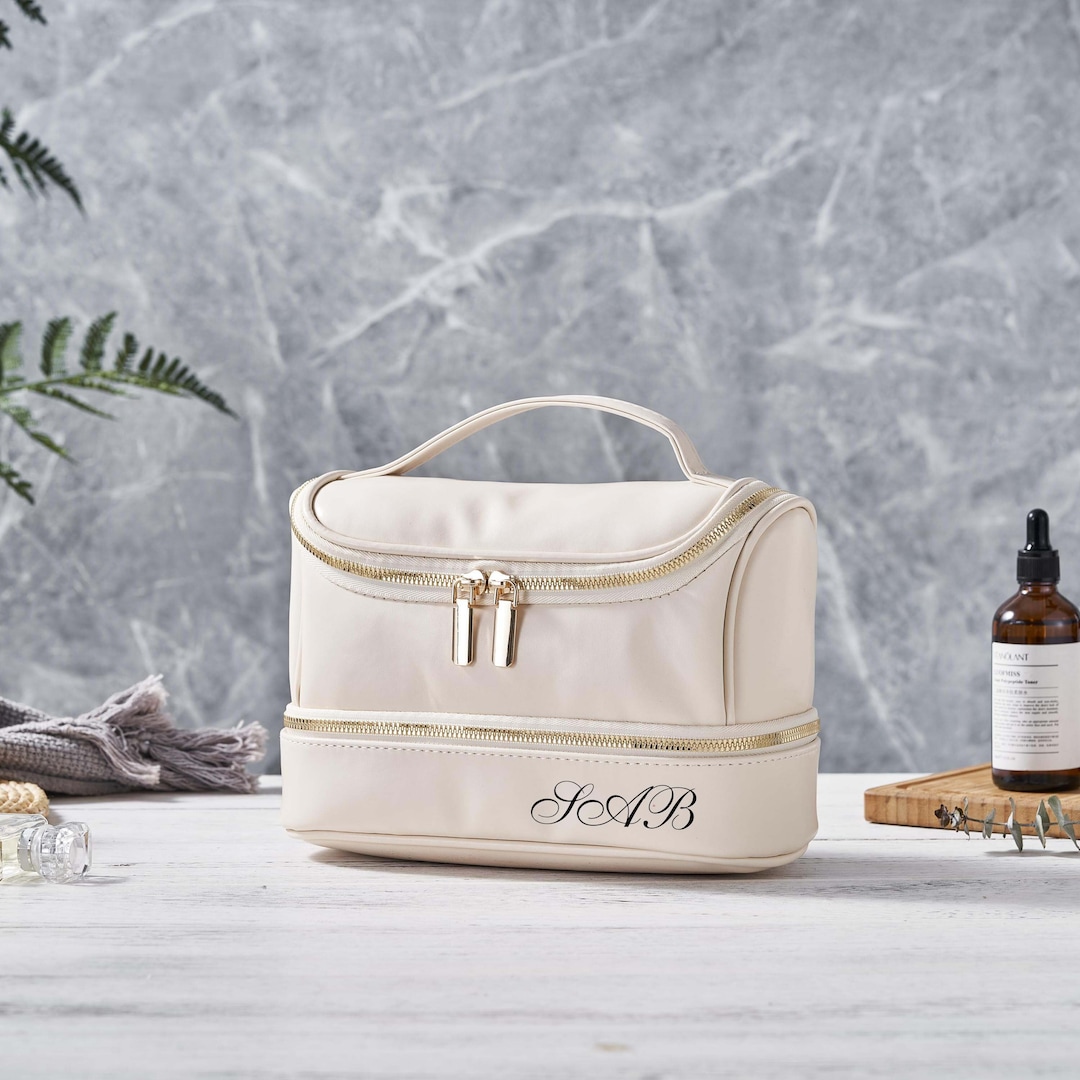Personalized Cosmetic Bag Makeup Bag Toiletry Case Bag Wash Bag Travel ...
