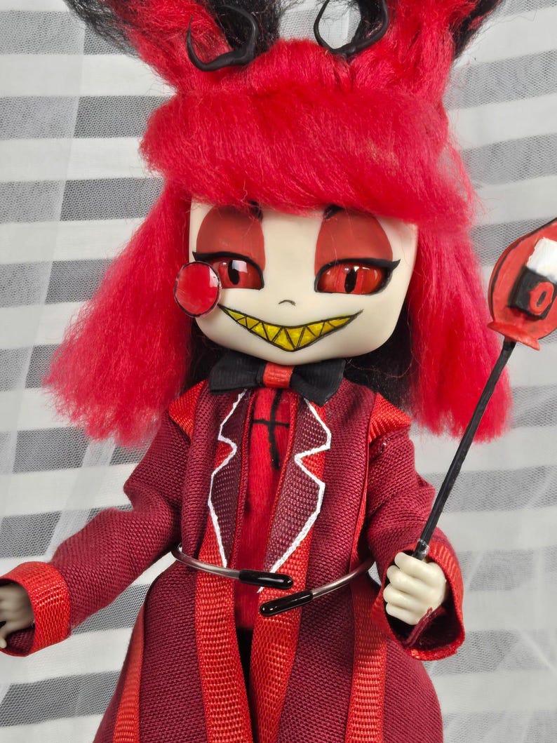 Alastor From Hazbin Hotel Bjd Custom Doll - Etsy