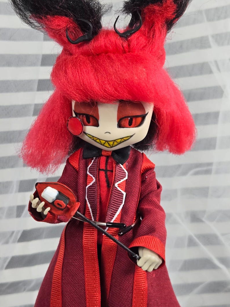 Alastor From Hazbin Hotel Bjd Custom Doll - Etsy