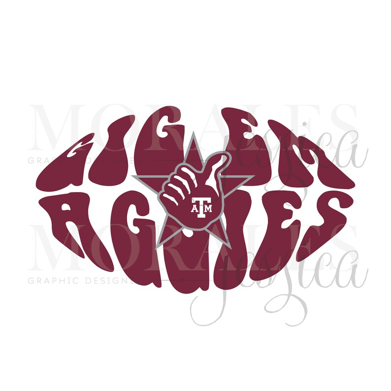 Gig Em Aggies PNG - Etsy