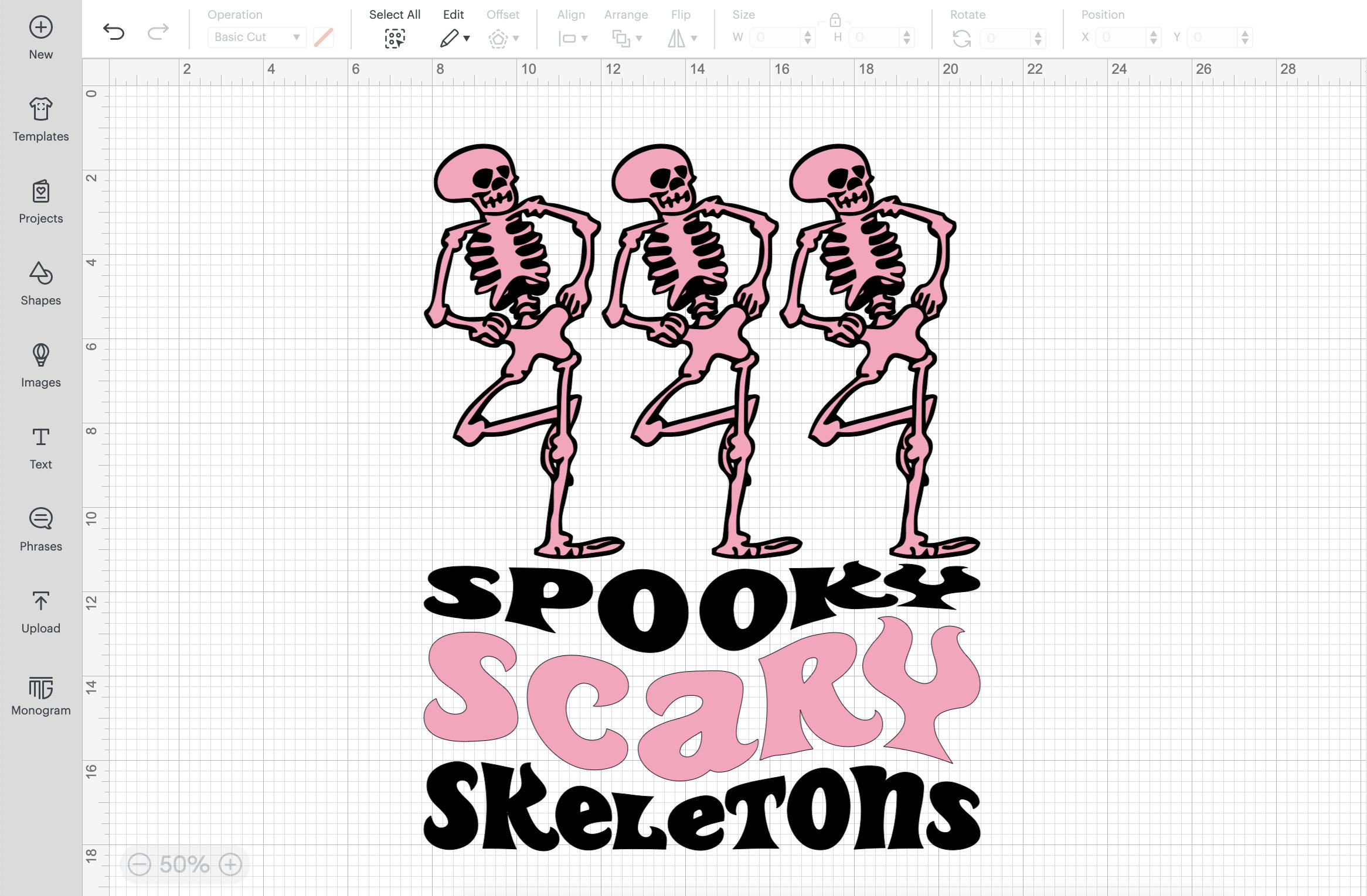 Spooky Scary Skeletons PNG y SVG - Etsy México