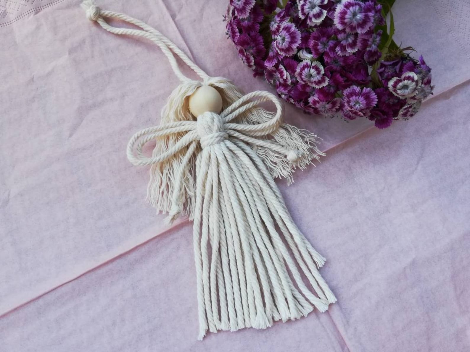 Makramee Engel Schutzengel - Etsy.de