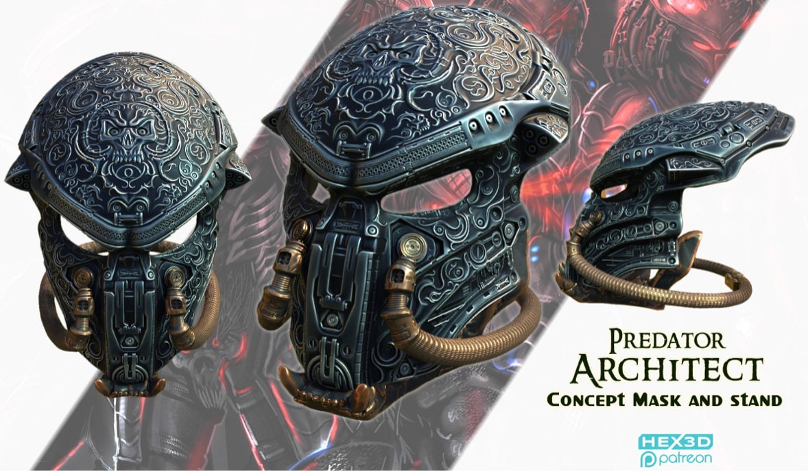 Predator Helmet Concept Art