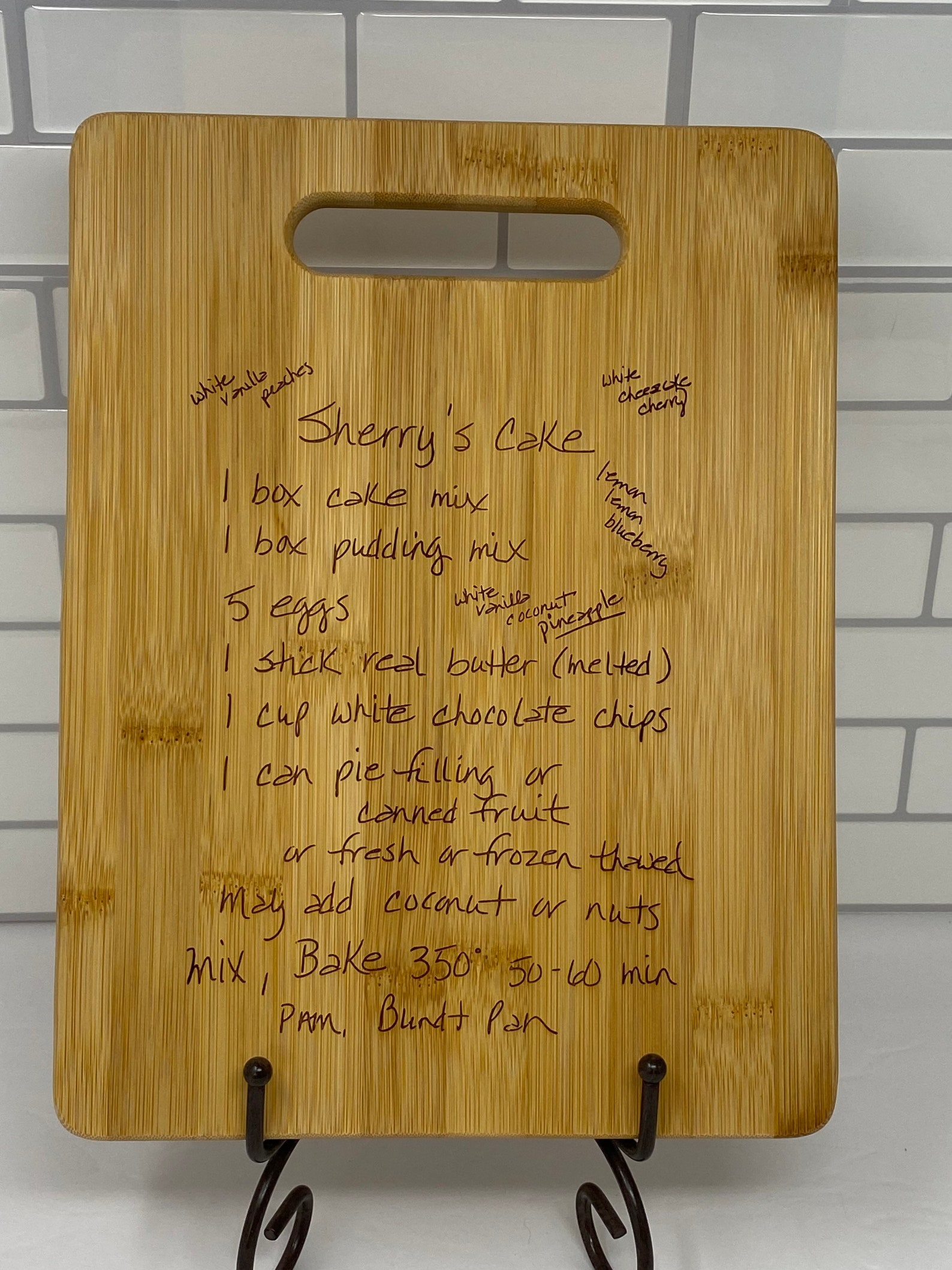 Create Your Own One-of-a-kind Cutting Board With a Handwritten - Etsy