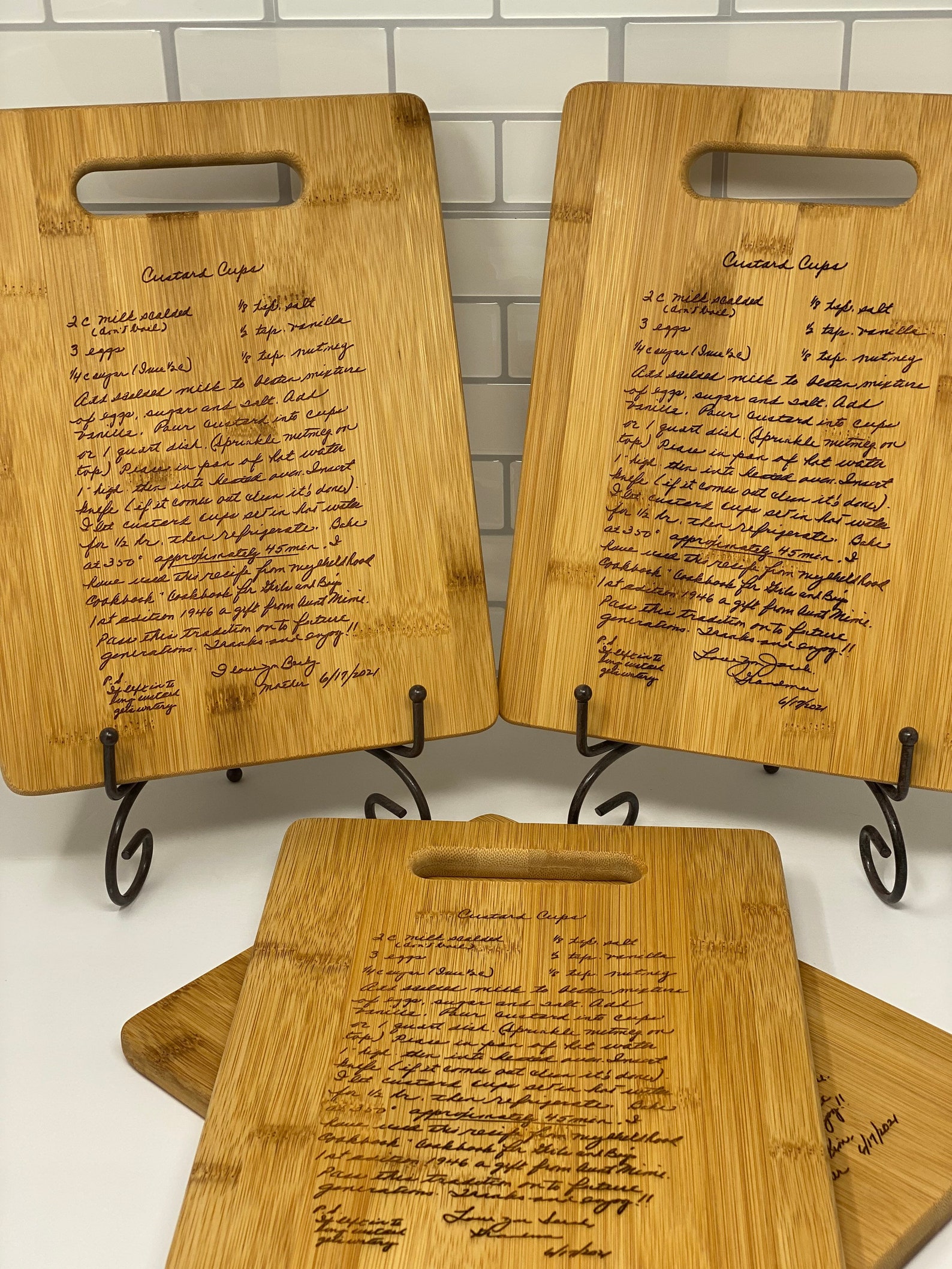 Create Your Own One-of-a-kind Cutting Board With a Handwritten - Etsy