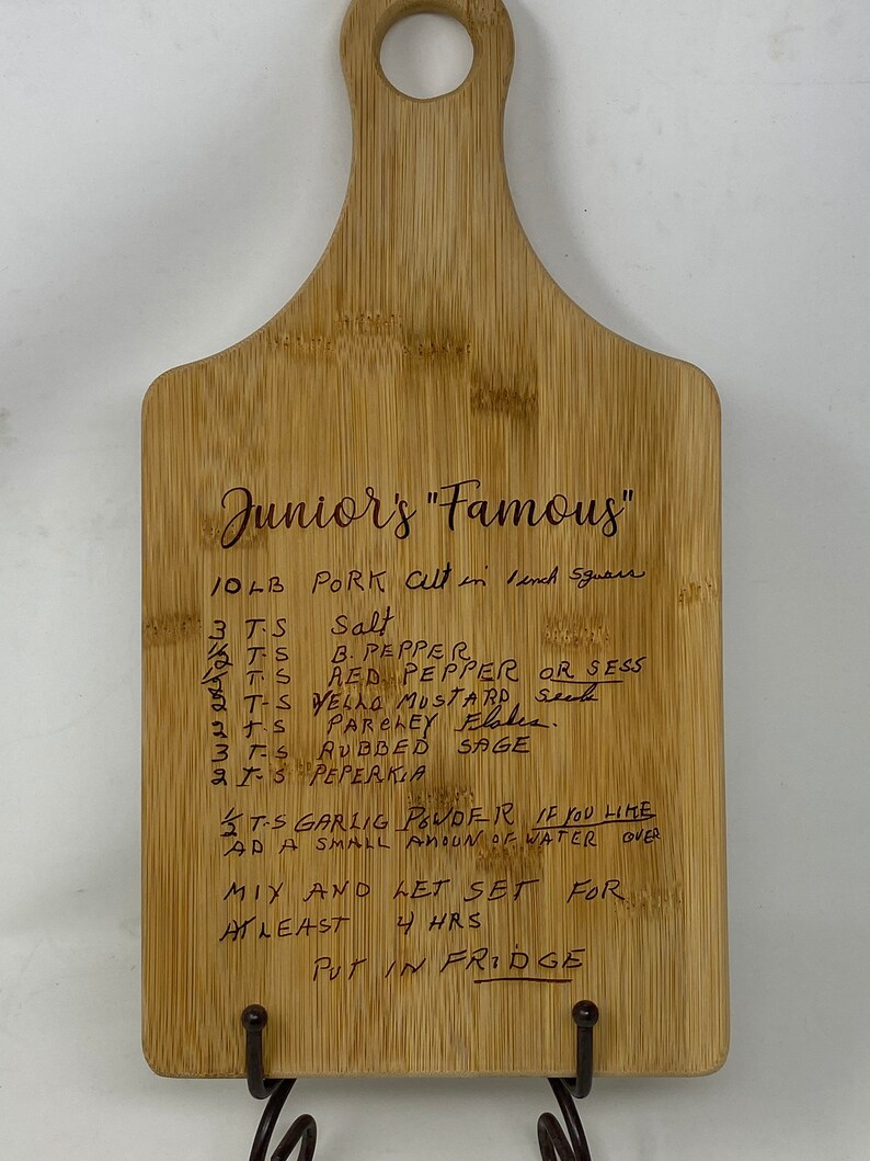Create Your Own One-of-a-kind Cutting Board With a Handwritten - Etsy