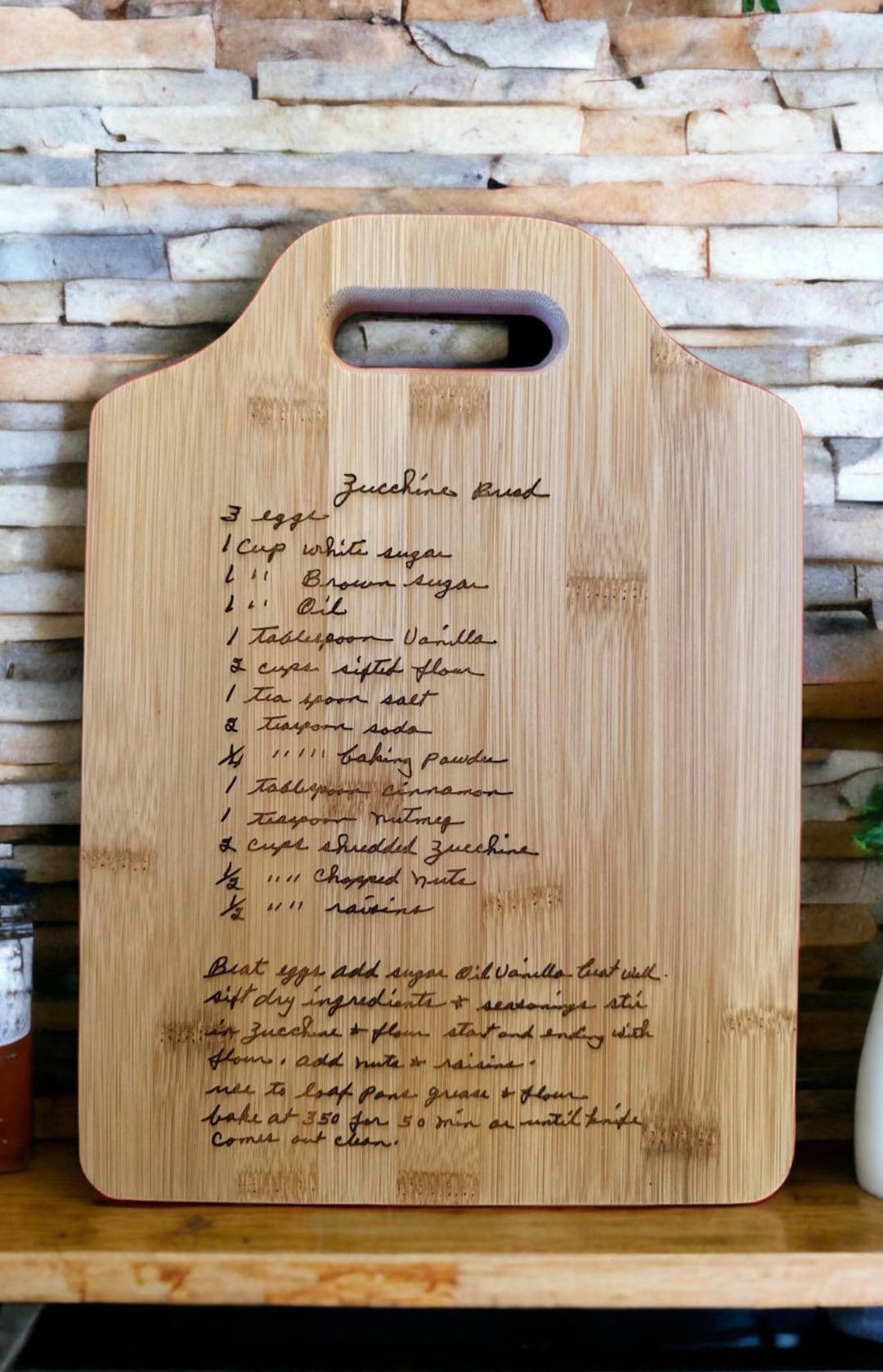Create Your Own One-of-a-kind Cutting Board With a Handwritten Recipe ...