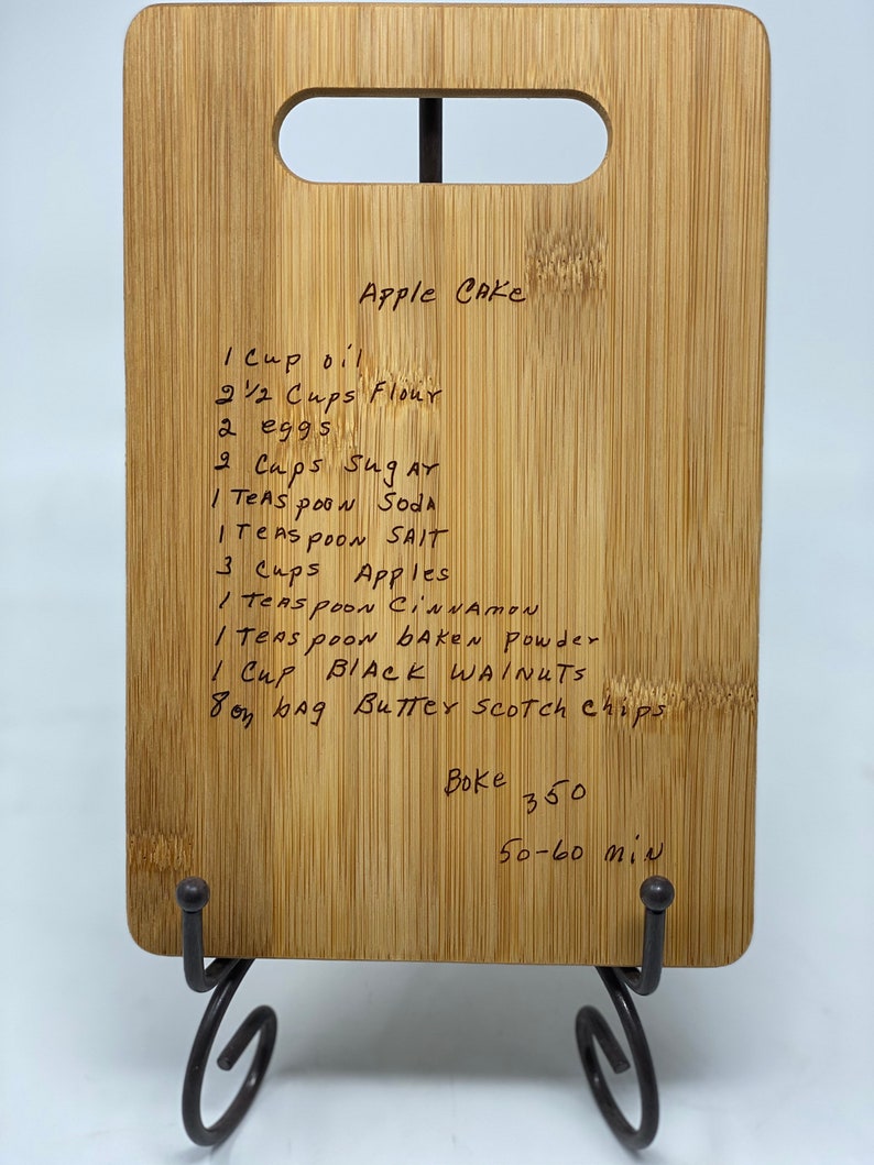 Create Your Own One-of-a-kind Cutting Board With a Handwritten - Etsy