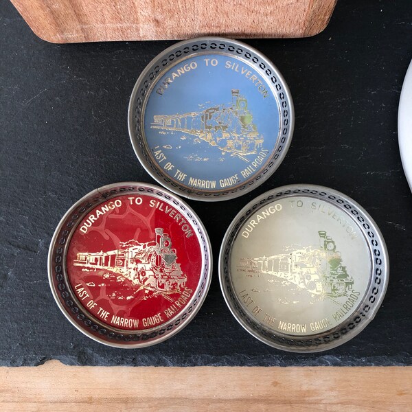 Vintage Tin Coaster - Etsy
