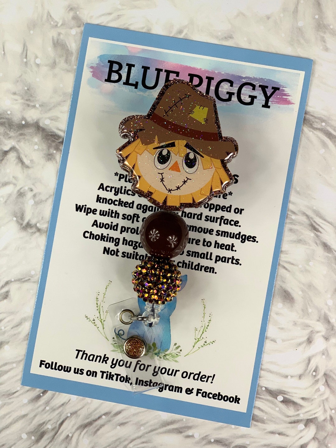 Scarecrow Badge Reel - ID Holder - Permanent or Interchangeable ...