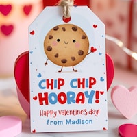 Editable Cookie Chip Chip Hooray Cookie End of Year Appreciation ...