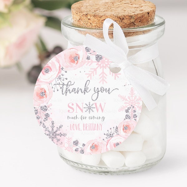 Snowflake Thank You - Etsy