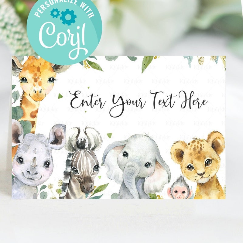 Jungle Labels - Etsy