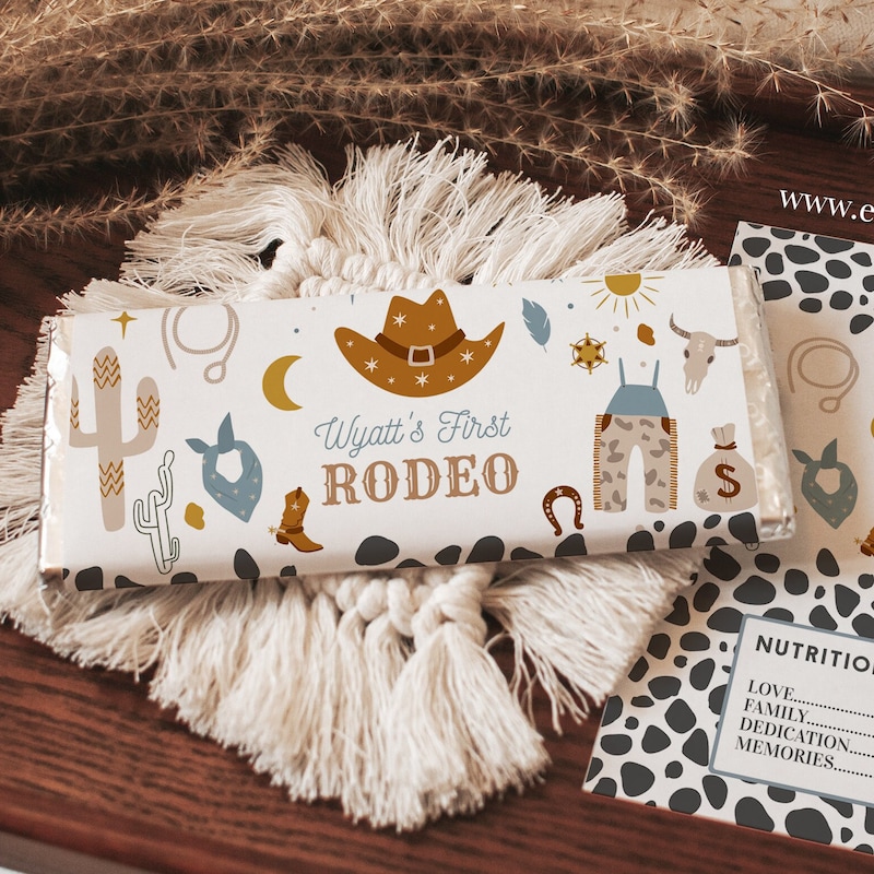 1st Rodeo Candy Wrappers - Etsy