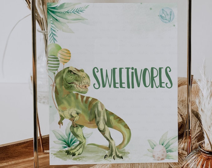 Printable Dinosaur Sign, Dinosaur Directional Arrows, Dinosaur Party ...
