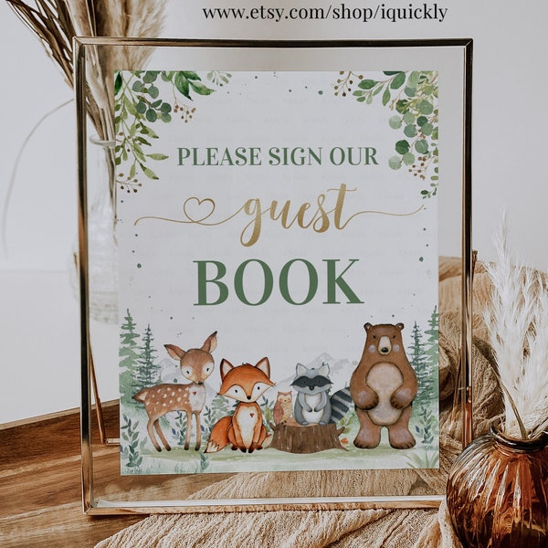 Wild One Guest Book - Etsy