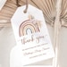 Editable Boho Rainbow Baby Shower Favor Tags EDITABLE, Pampas Grass ...